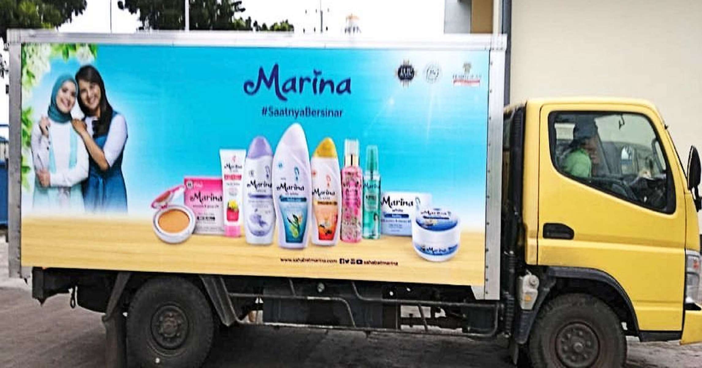 Jasa Pasang Branding Wrapping Mobil Truck Box di Bima