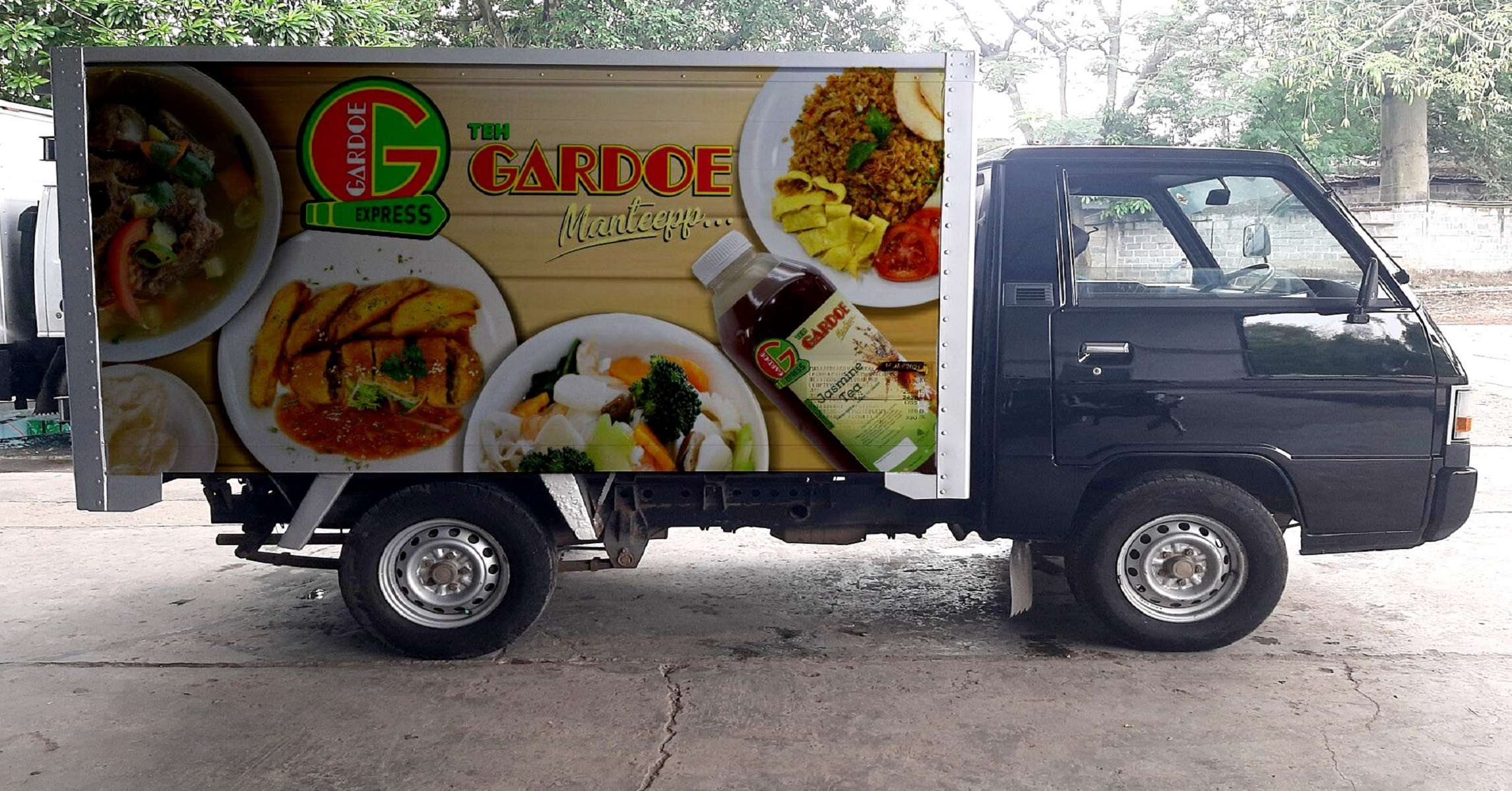 Jasa Pasang Branding Wrapping Mobil Box di Cirebon