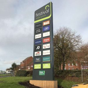 Model dan Desain Totem Sign Terbaik Pesan di Toko Reklame Id
