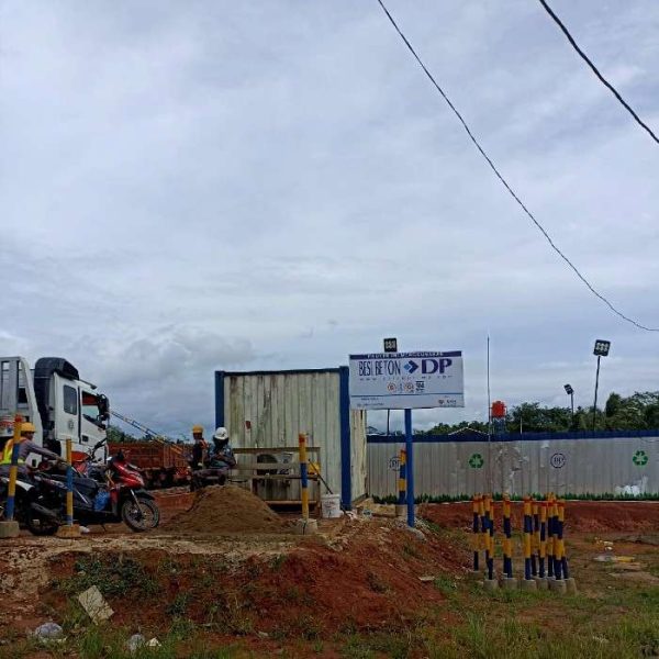 Buat Plang Papan Nama Proyek PT Delcoprima Pacific di Serang